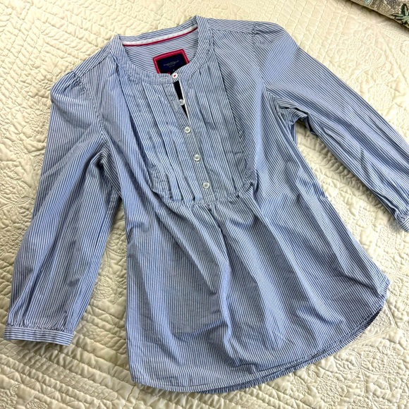 American Eagle Outfitters | Tops | Ae Stripped Cotten Blouse ...